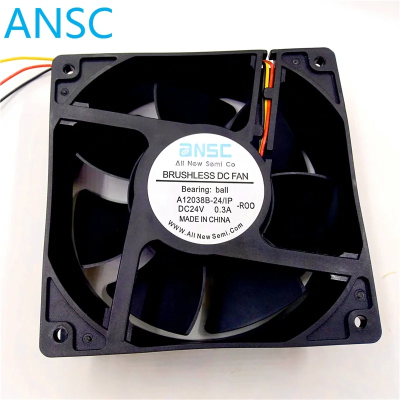 12v 120mm * 120mm * 38mm Waterproof Dc Brushless Fan Ip68 24v Dc Fan ...