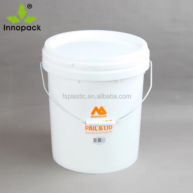 clear 5 gallon plastic pail detailing bucket with Gamma Seal Lid With ...