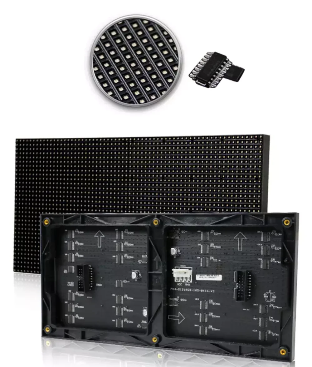 P4mm 256*128mm Full Color Smd Rgb Led Wall Screen Module Led ...