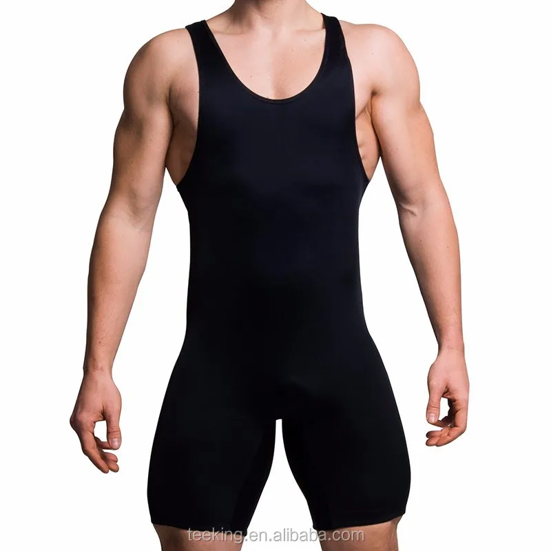 Custom Mens 85% Polyester 15% Spandex Weight Lifting Singlet - Buy ...