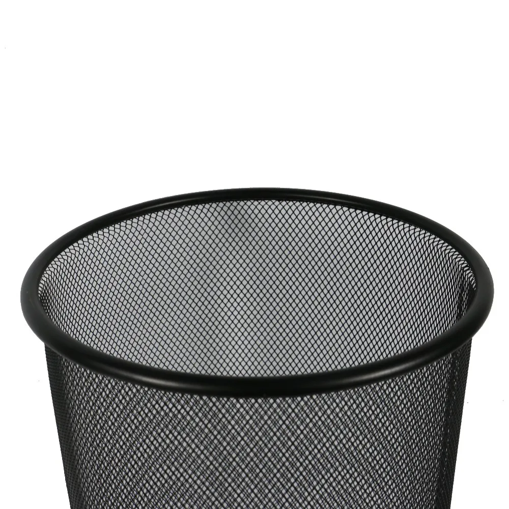 Wideny Office Supply Square Black Metal Wire Mesh Trash Bin - Buy Metal ...