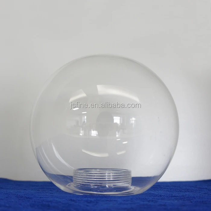 Hand Made Borosilicate Screw Glass Spheres Clear Globe Shade - Buy ...