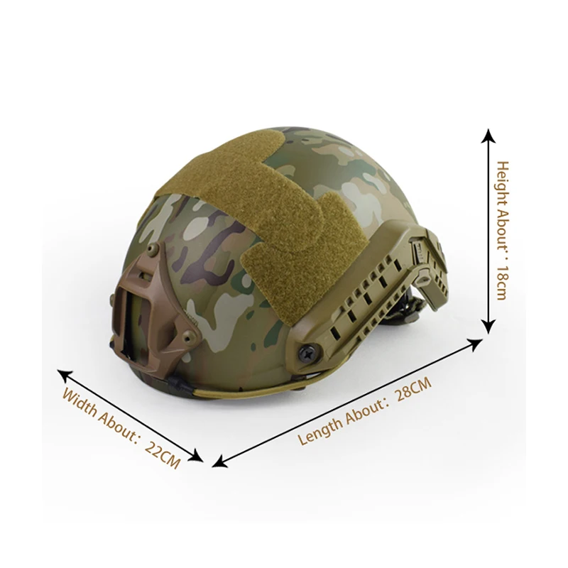 Wholesale Us Fast Mh Camo Helmet With Ops Adjust System And Arc Side ...