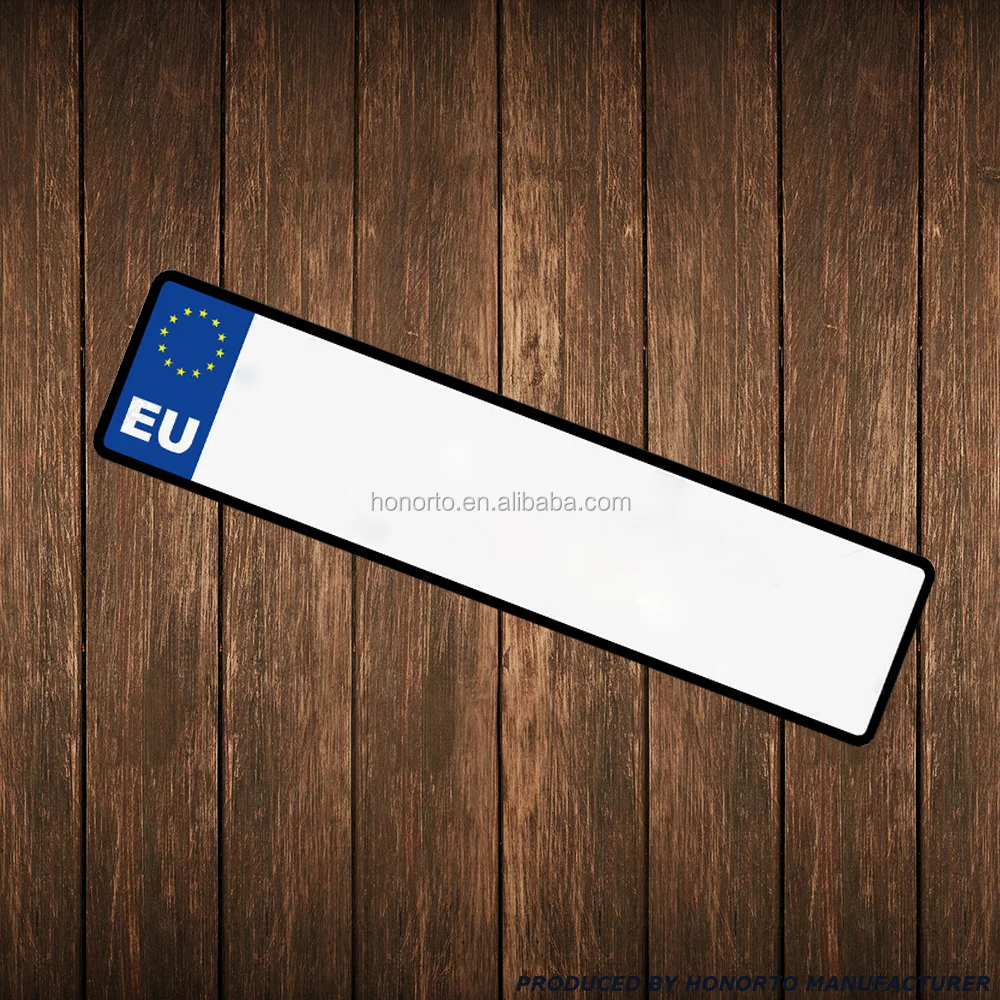 Professional Customized Blank Euro Car License Plate - Buy Blank Euro ...