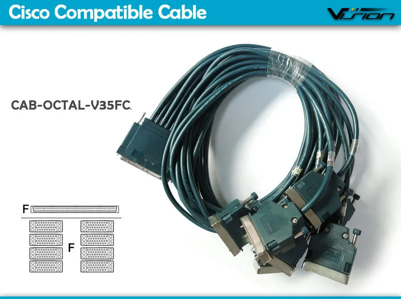 6ft Cab-octal-v35fc Cisco 8 Lead V35 Female Octal Cable - Buy Cab-octal ...