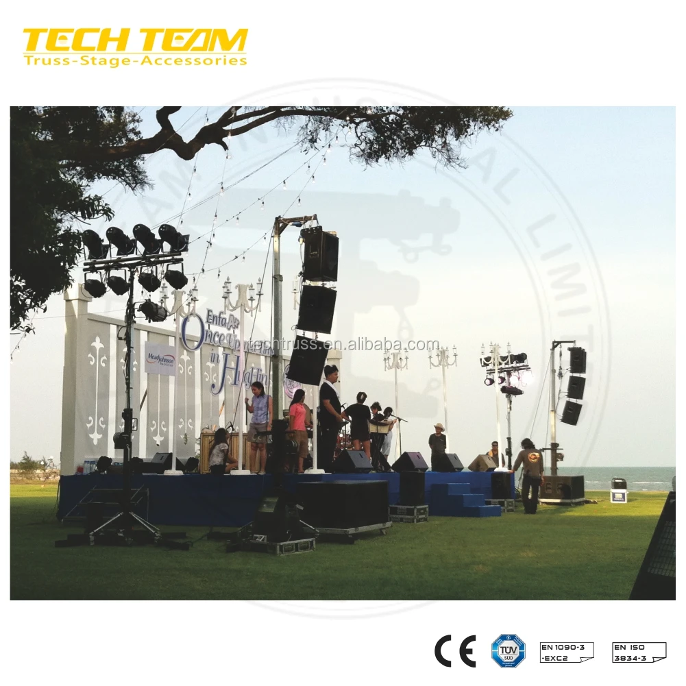Telescopic Truss Lift Tower - Versatile Lighting & Speaker Mount