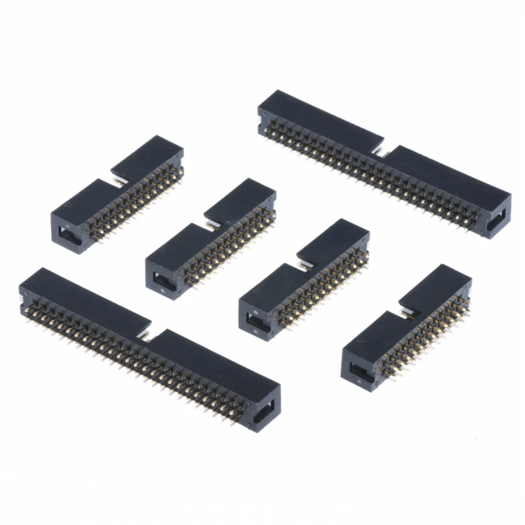 S12-11030-00 Dip 2.54 Mm 180 Degree 2*15 Pin 30 Pin Box Header Pcb ...