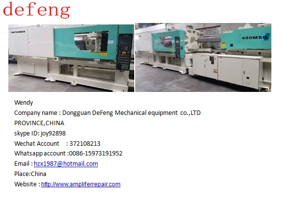 Mitsubishi 550MMG-80 Plastic Injection Molding Machine