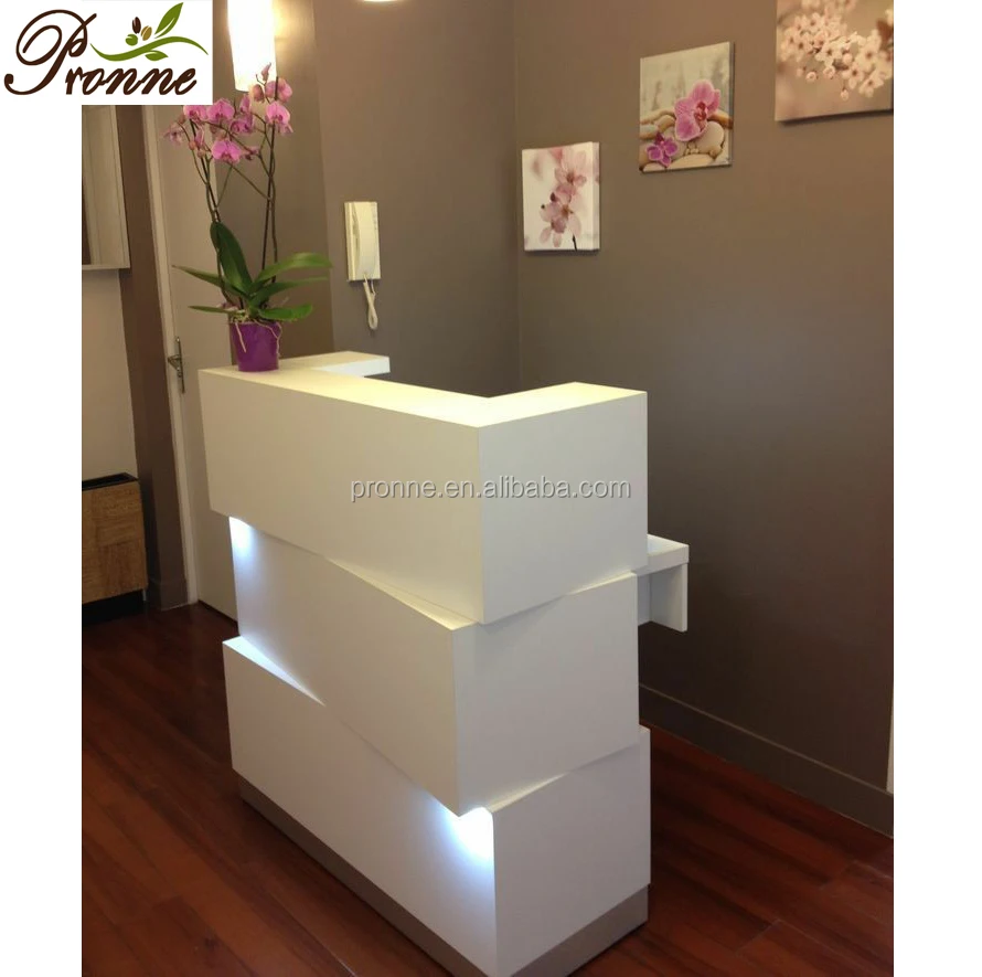 2018 American Style High Gloss Modern Salon Reception Counter For Sale ...