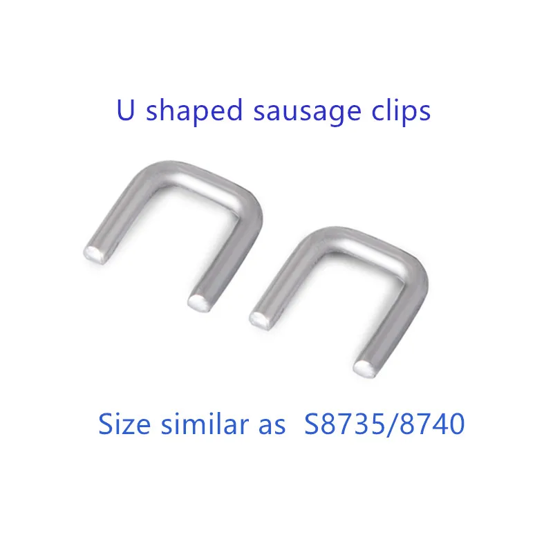 Aluminum R Clips For Sausage Casings U Shaped And Sausage Clipsmachine ...