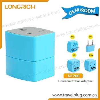 Male To Male Electrical 220v To 110v Travel Universal Plug Adapter ...