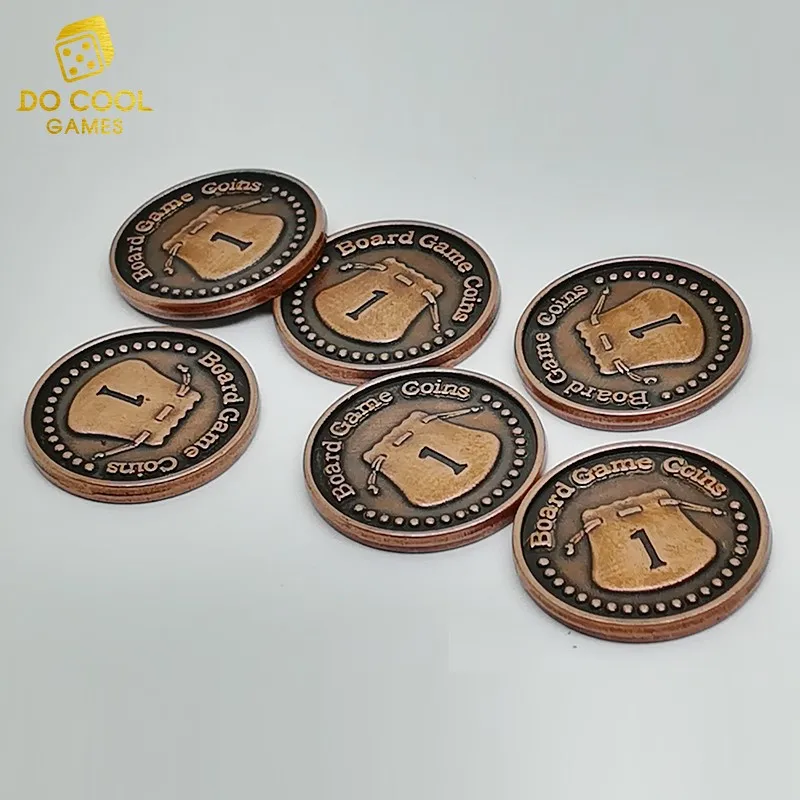 Custom Fantasy Metal Coin for Board Game Addon - Factory Custom