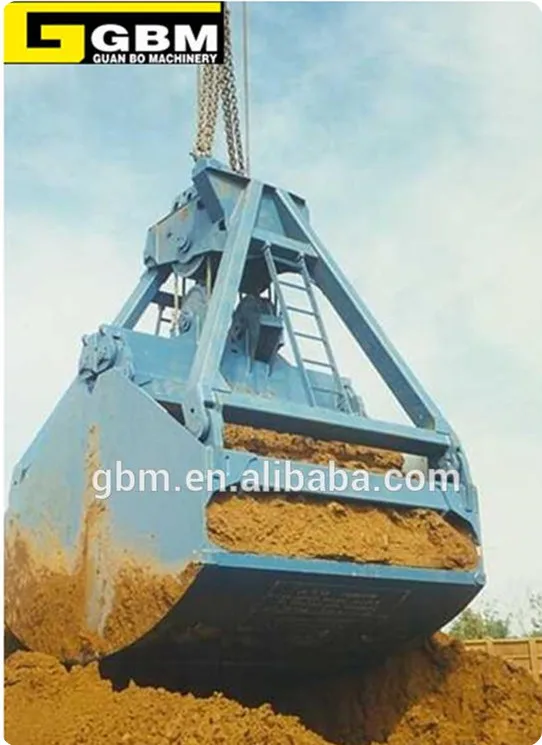 Four Ropes Clamshell Grab Bucket - Buy Rope Clamshell Grab,Four Ropes ...