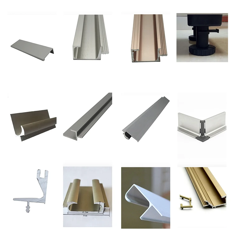 L Shape Aluminum Profile Handle - Kitchen Extrusion Price