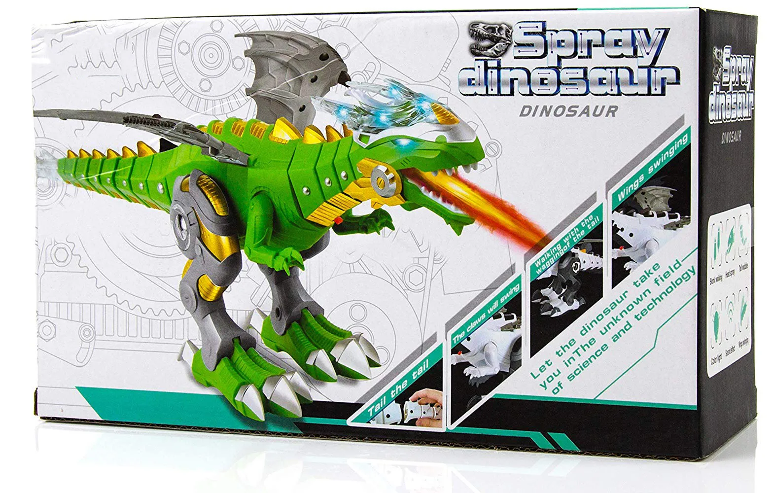 Mist Spray Dinosaur Robot Toy for Kids - Fun & Learning