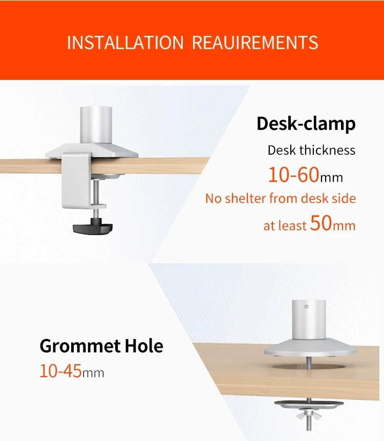 Computer Holder - Laptop Swing Arm Mount - Adjustable & Secure