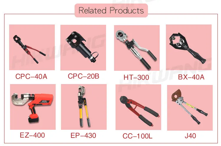 Two Stage Cc-50a Hydraulic Cable Cutter for 300mm CU/AL Cable