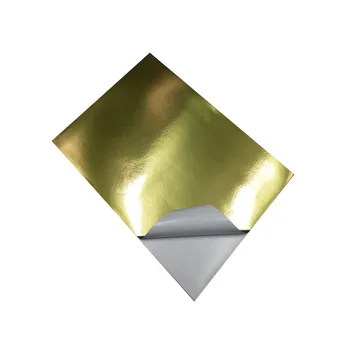 Factory Waterproof Gold Foil Self-adhesive Label Stickers Sheets Self ...