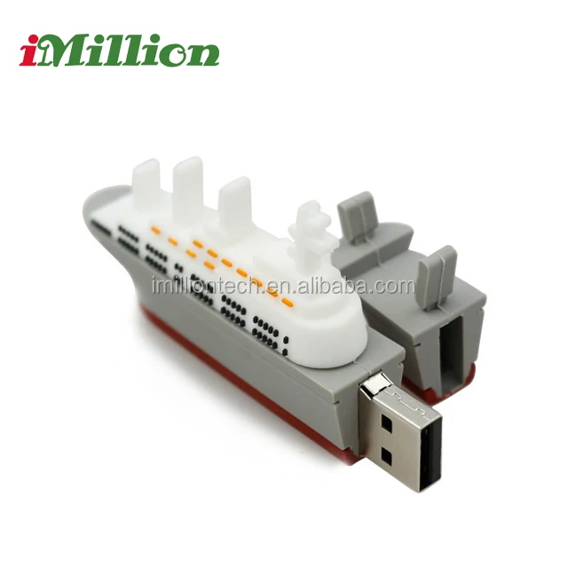 Cool And Nice Custom Boat/ship/cruise Ship Shaped Pvc Usb Flash Drive/best Gift For Shipmaster ...
