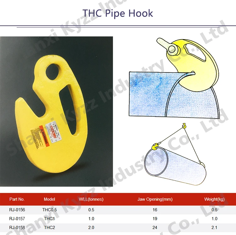 THC TPH Type Pipe Lifting Clamps for Steel Plate - Durable & Efficient