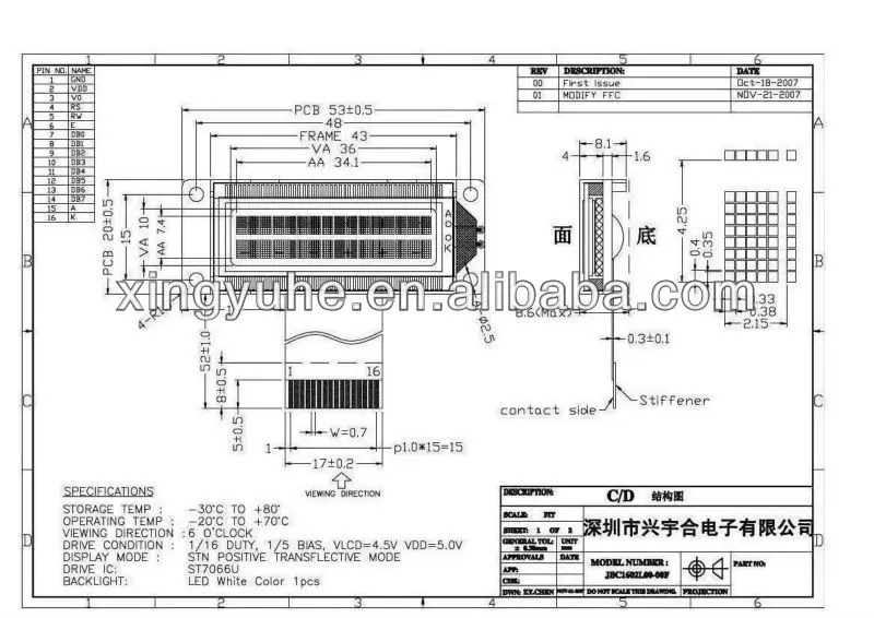 Character Lcd Modules 16x2 with Lcd Plastic Enclosure 1602 Big ...