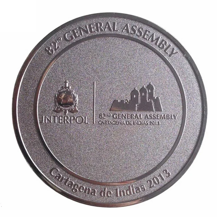 Custom Designs Gold Plated Tungsten Coin 2D/3D for Commemorative ...