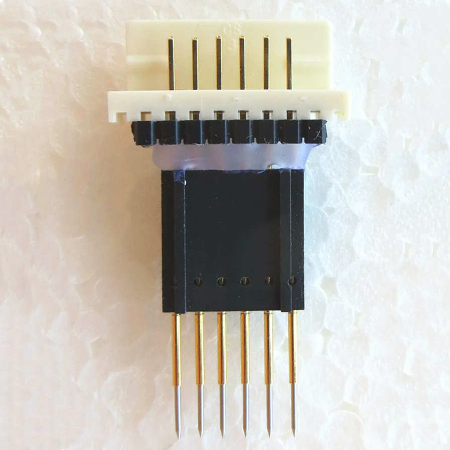 Custom Spring Loaded Pogo Pin Adapter - For Jtag Cable Pitch 0.1" 2 ...