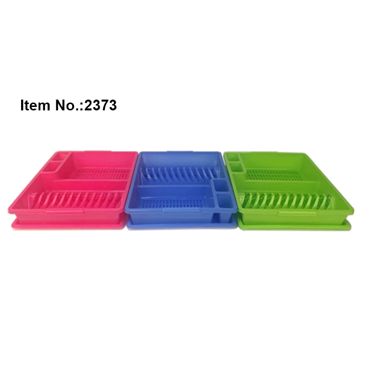 Hq2373 Kitchen Utensil With Cover Pp Dish Drying Rack For Plate - Buy ...