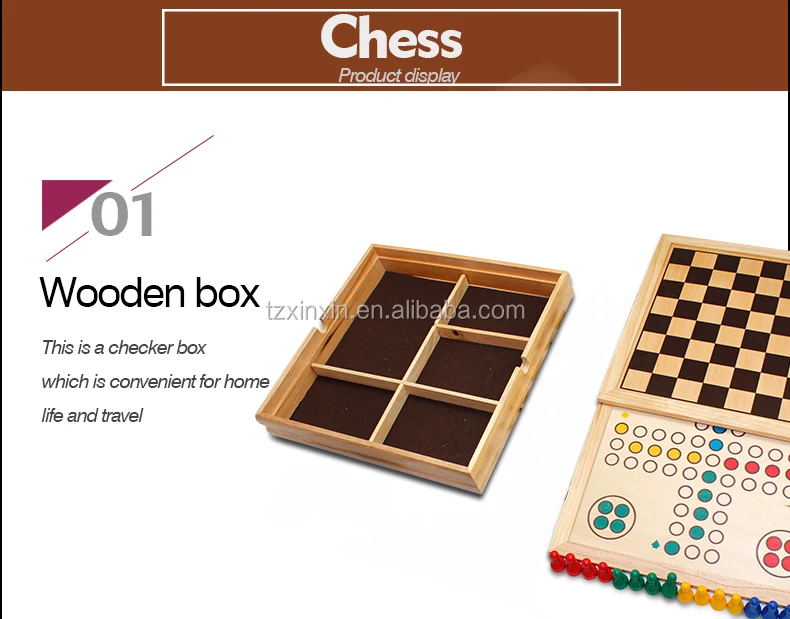 Wooden Multi Game Box,9 In 1 Mini Game Set Board Games - Buy Wooden ...