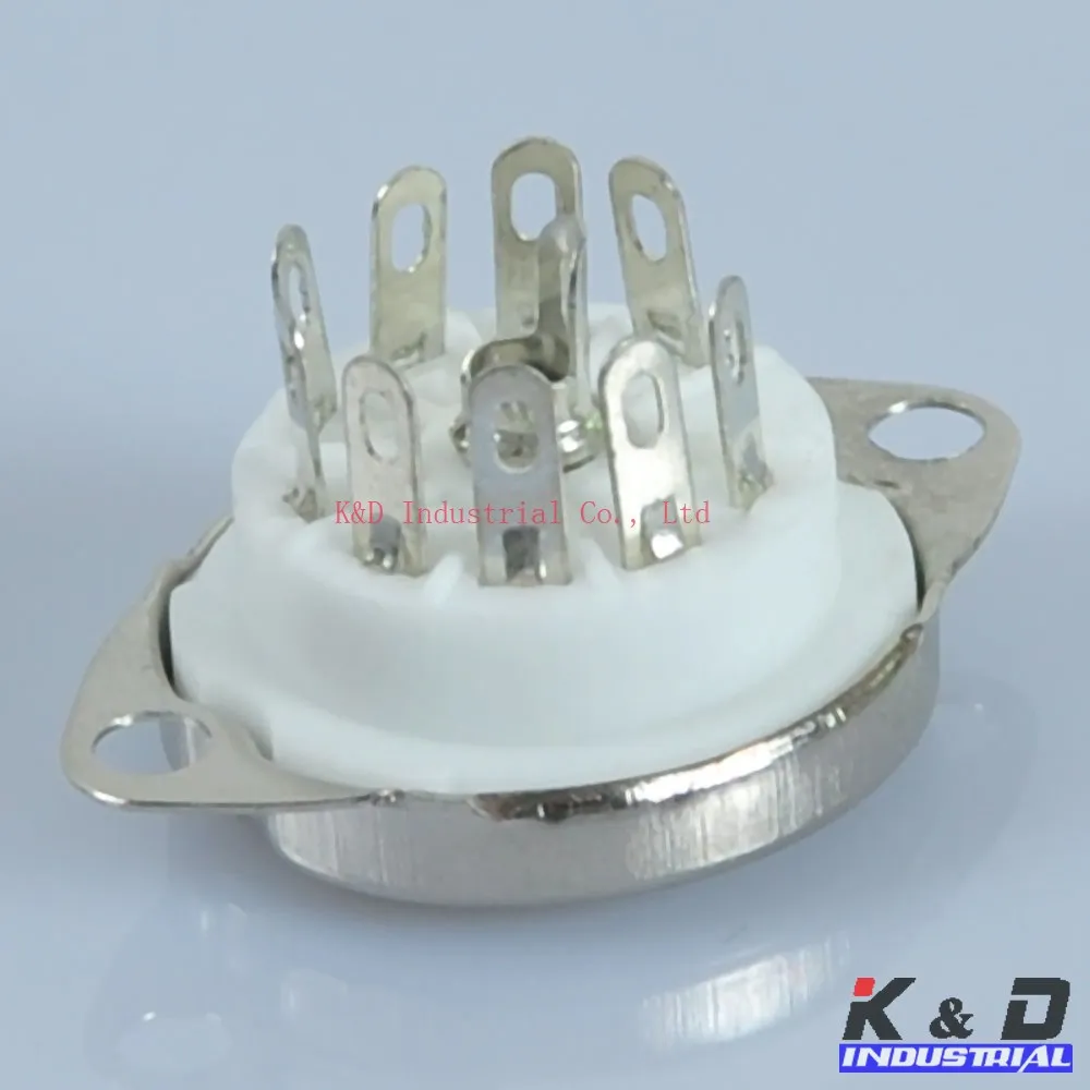 DIY Tube Amplifier KIT 9PIN Silver Ceramic Tube Socket for B9A 6DJ8 ...
