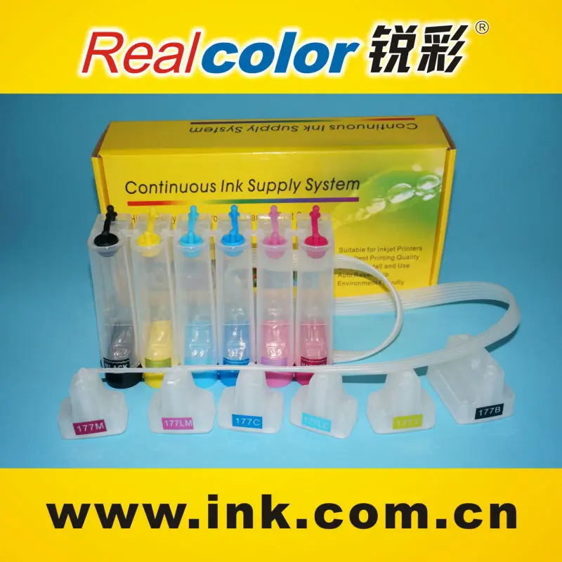 Bulk Ink System For Hp Photosmart C8180,Ciss For Hp 02 Hp 177/363 - Buy ...