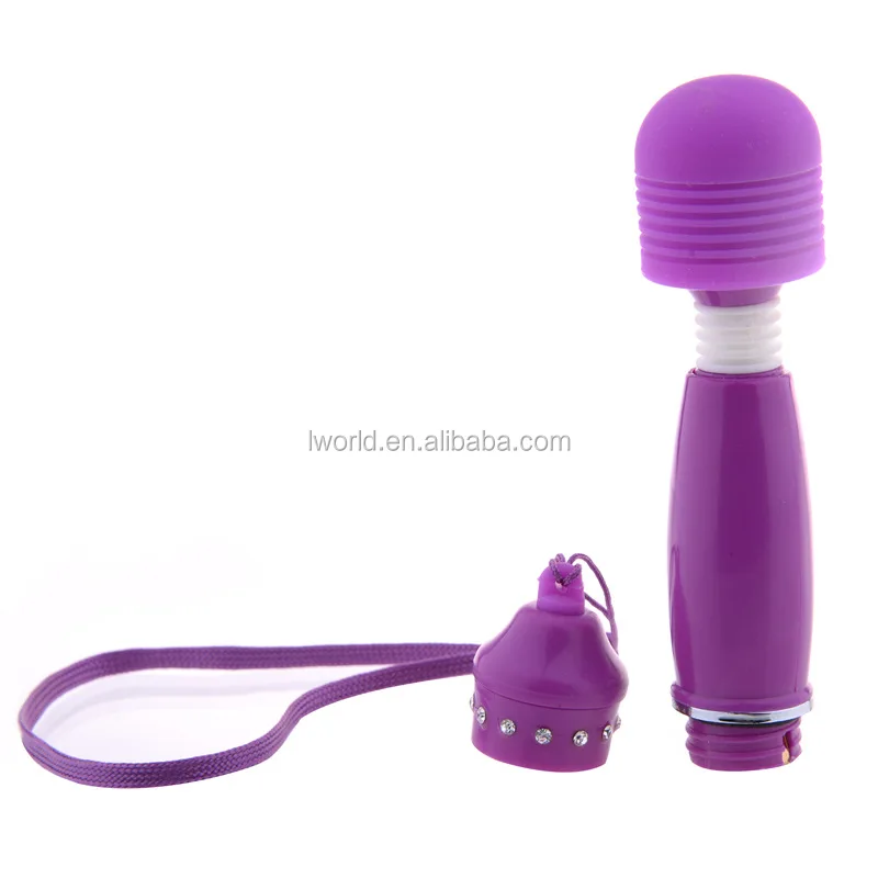 Mini Handheld Cordless Wand Massager Powerful Wand Vibrator With Hanging Set Travel T