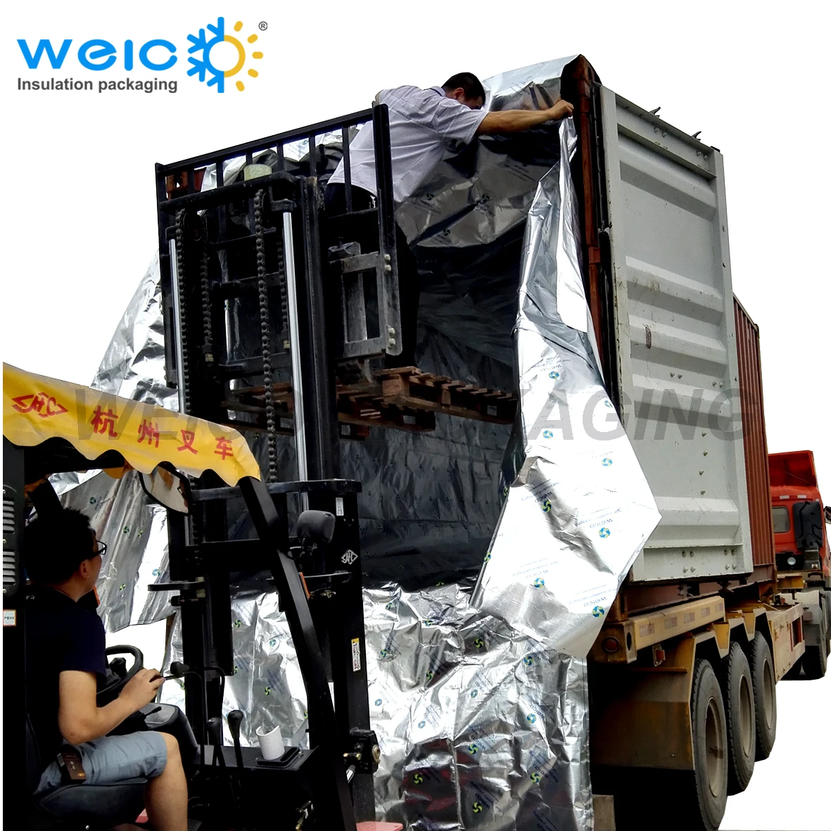 Thermal Insulated Cargo Container Liners for 20ft Containers