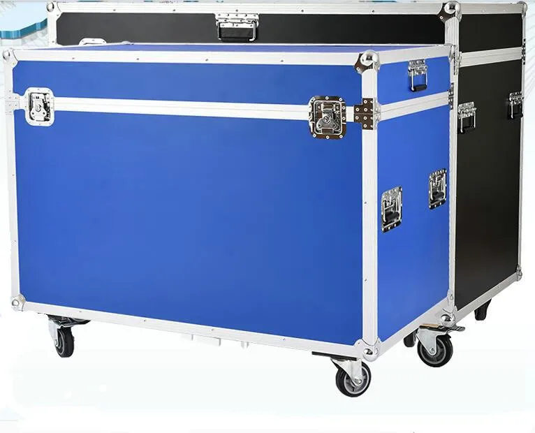Durable Aluminum Flight Case with 4 Wheels - Ideal for Transport