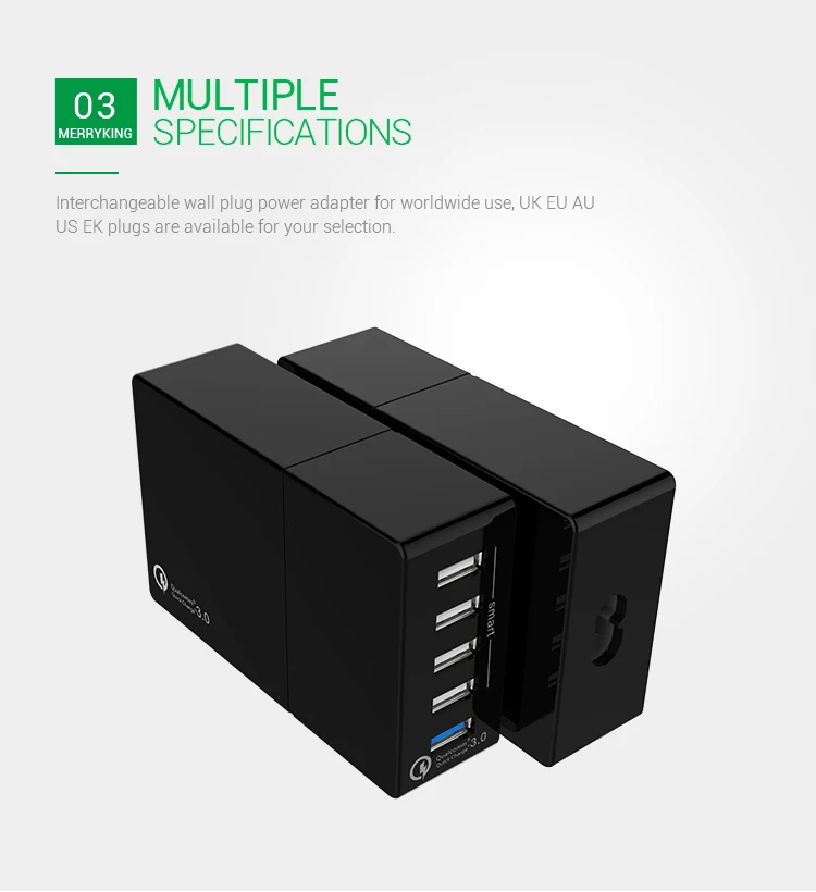 Ce Fcc Approval Port Usb 5v 8a 40w Wall Usb Charger - Buy Universal ...