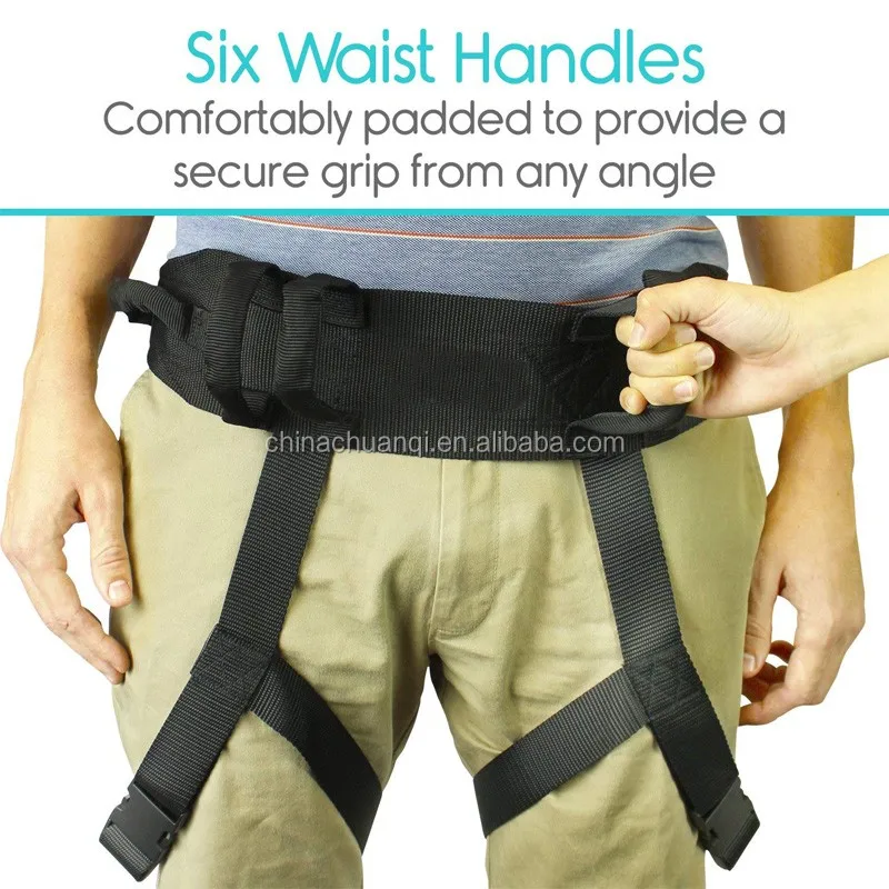 Transfer Belt With Leg Loops And Medical Nursing Safety Gait Assist ...
