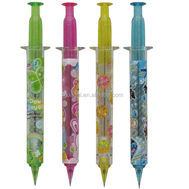 Promotional Plastic Syringe Korean Japanese Mechanical Pencil - Buy ...