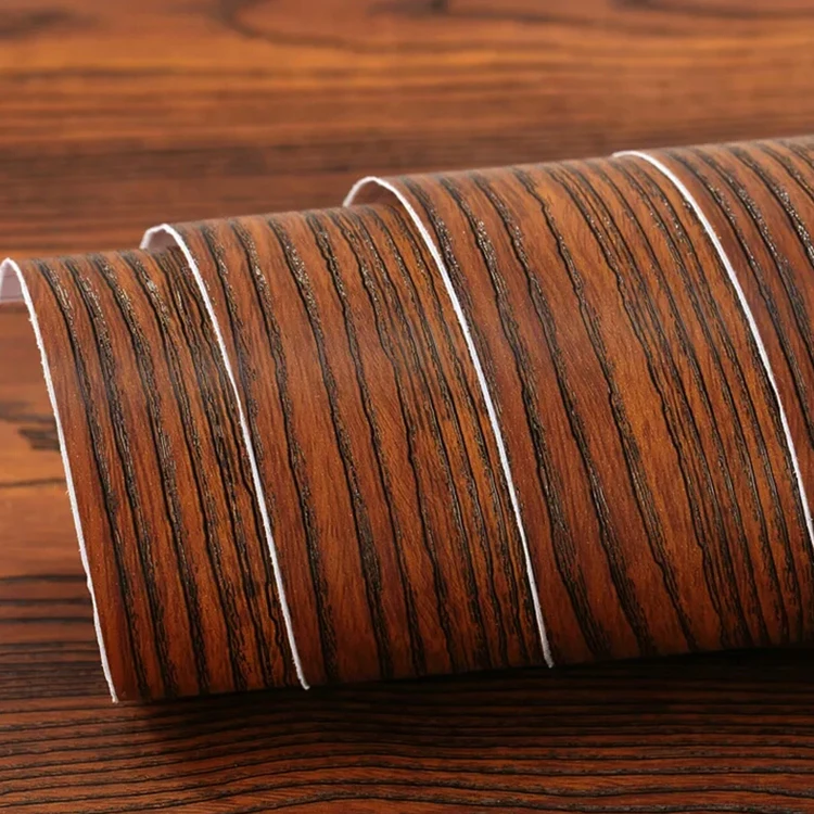 Wooden Grain Veneer Pvc Self Adhesive Removable 3d Wall Paper For ...