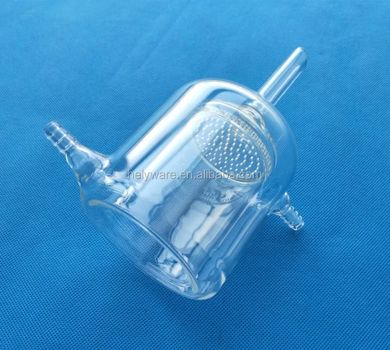 Glass Double Wall Tempering Jacketed Filter Buchner Funnel