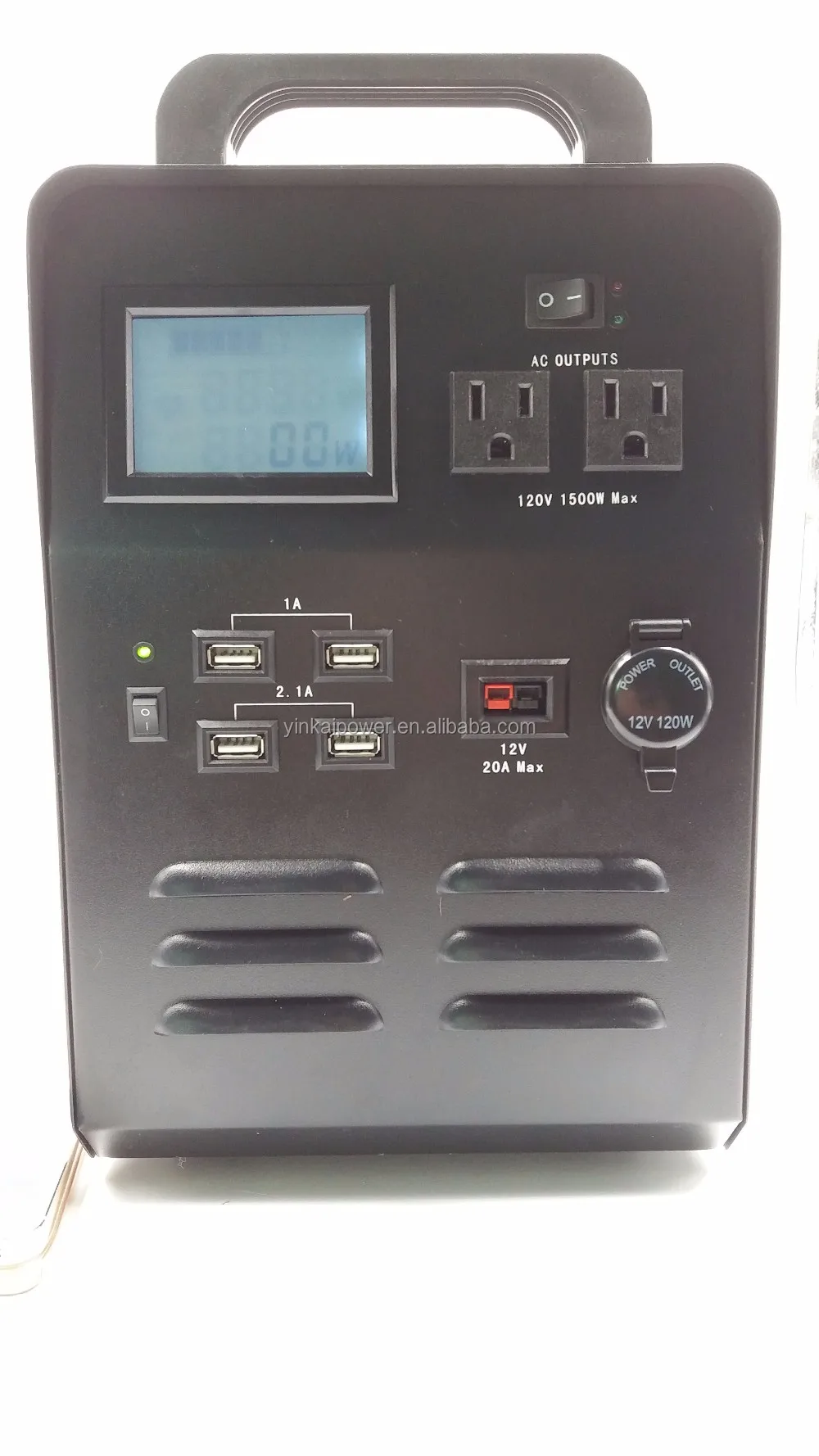 500w Lipo Battery Pure Sine Wave Inverter Portable Solar Power ...