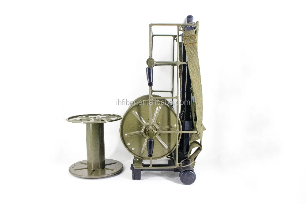 Portable Tactical Communication With Back Belt Fiber Optic Cable Reel ...