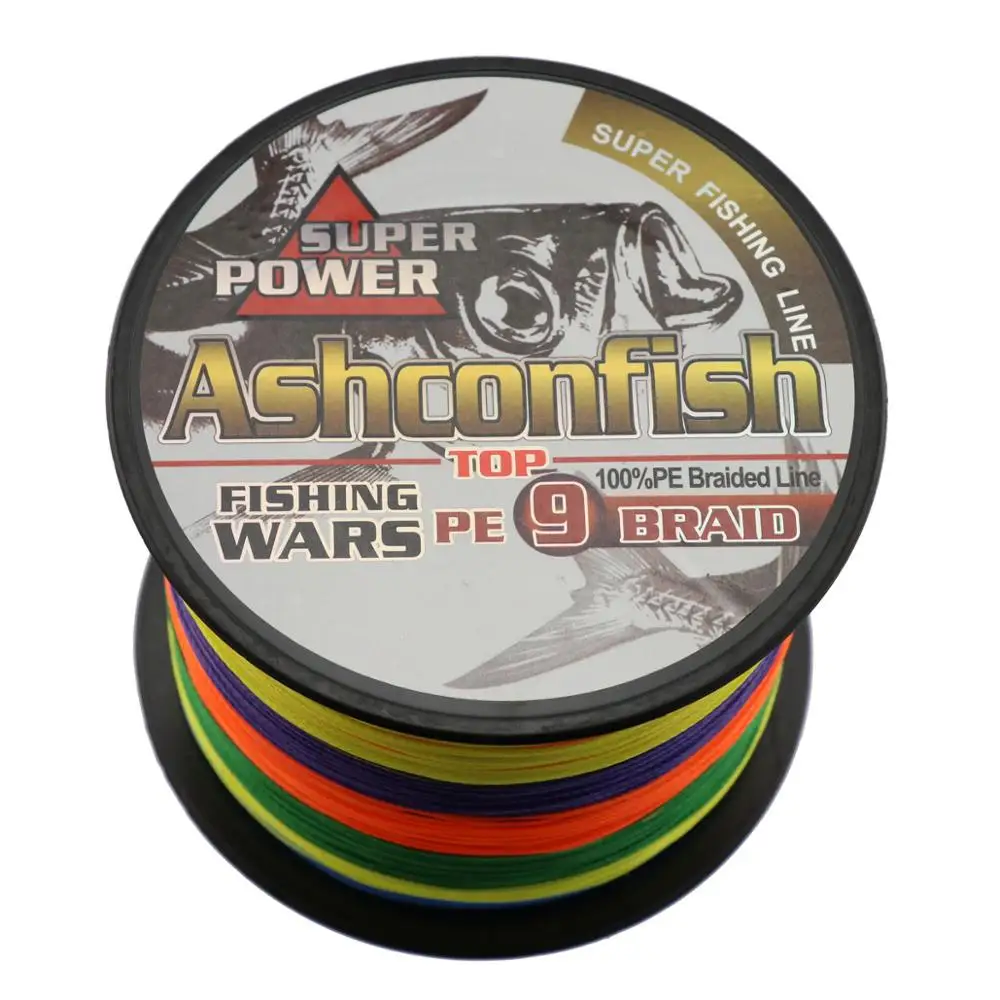 Super Strength Roundest 9 Strands 1000 Meters Pe Braided Fishing Line ...