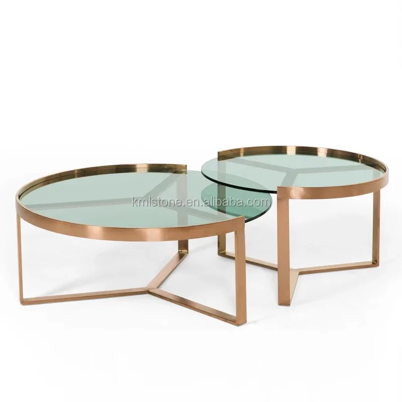 Stainless Steel Center Glass Tea Table Design - Buy Glass Tea Table ...