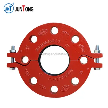 Ductile Iron Fire Fighting Grooved End Fitting Flange - Buy Grooved End ...