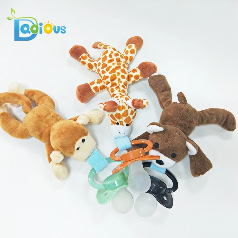 Original Creative Design Super Soft Cute Animal Adult Pacifier Plush ...