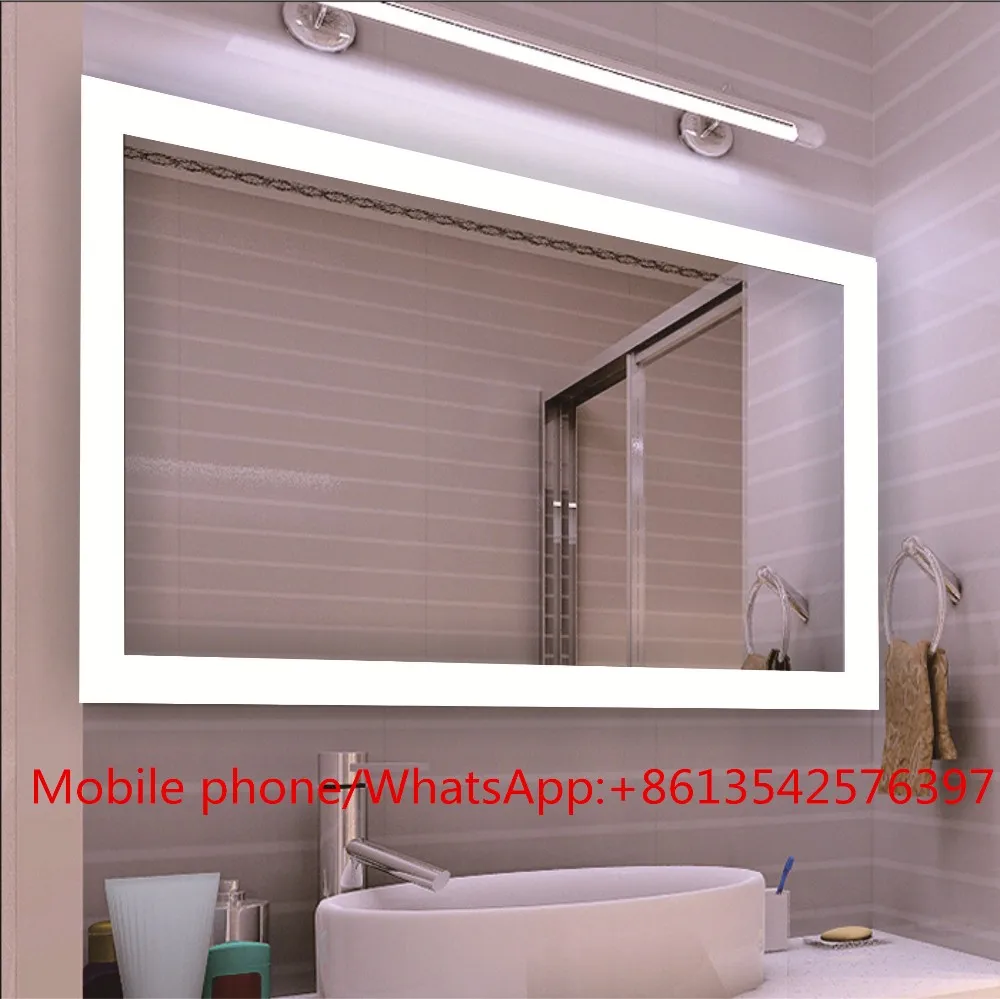 Led Touch Screen Wash Basin Mirror With Backlit Light - Buy Wash Basin ...