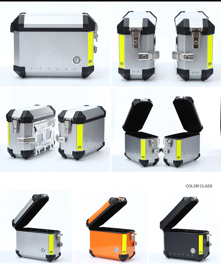 24 Motorcycle Box Aluminium Alloy Outback Monokey Trekker Cargo Tail ...