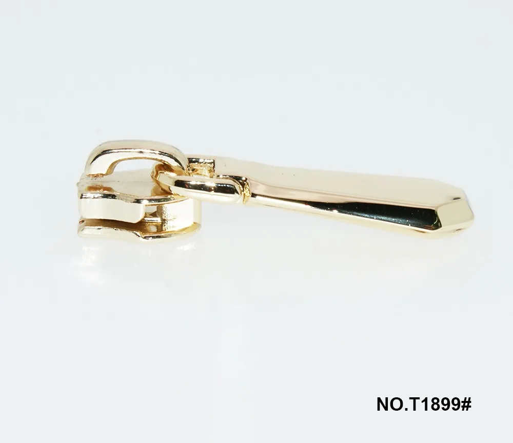 Shiny Metal Gold Zipper Puller Design For Handbag - Buy Gold Zipper ...