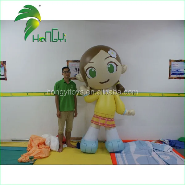 Naive Lovely Inflatable Anime Girl for Advertisements