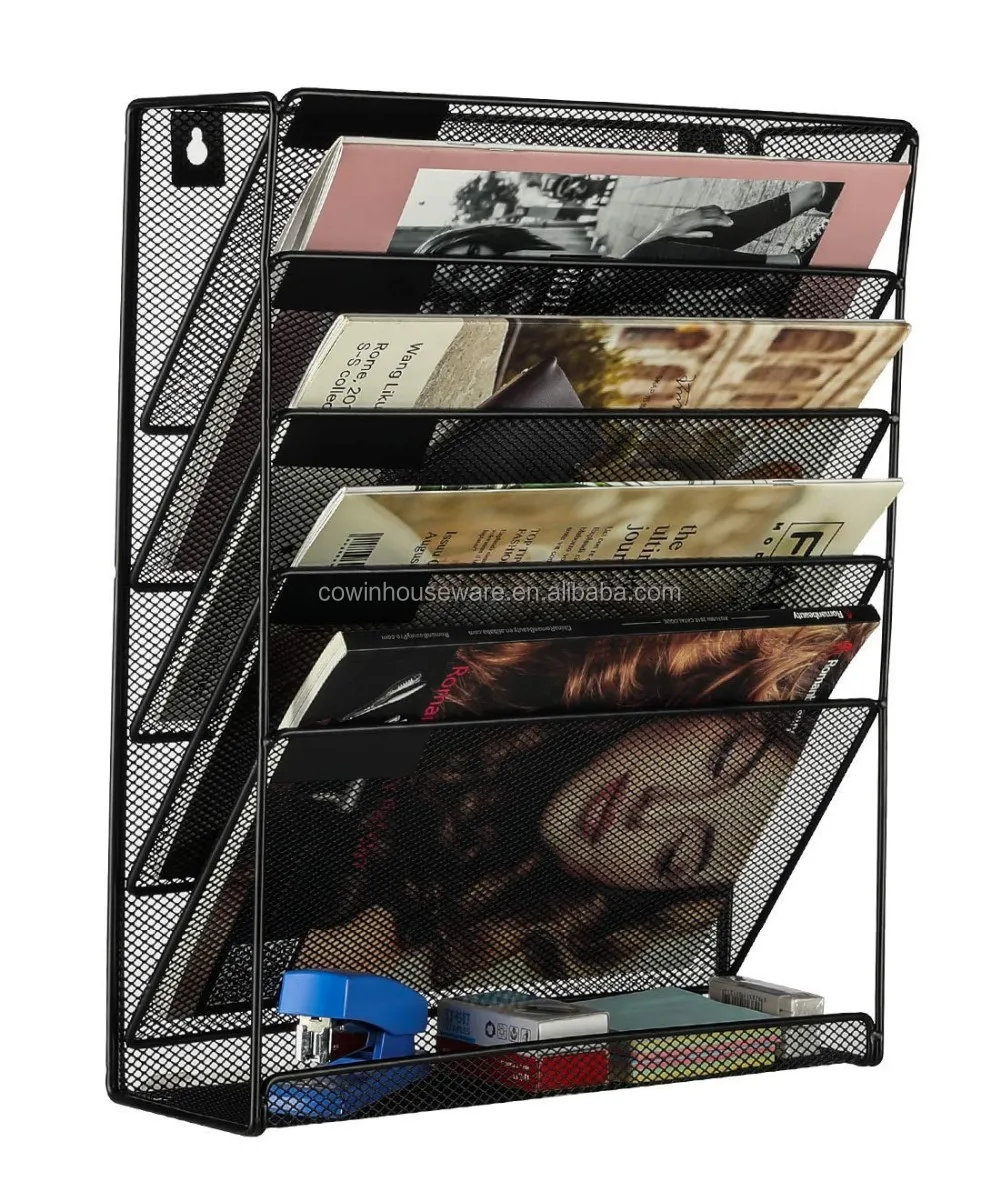 Mesh Wall Mounted File Holder - Organize Documents Efficiently